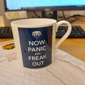 Olly Moss | Dining | Now Panic And Freak Out Mug Cup Coffee Tea Olly ...